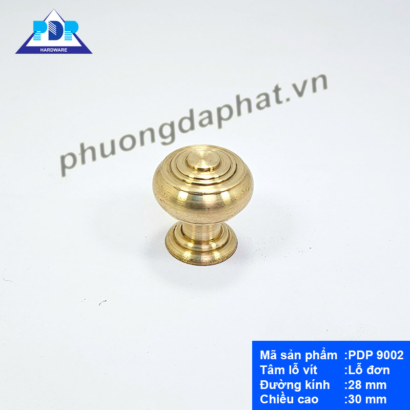 Núm Tủ Chất Liệu Đồng PDP9002 - Phương Đa Phát